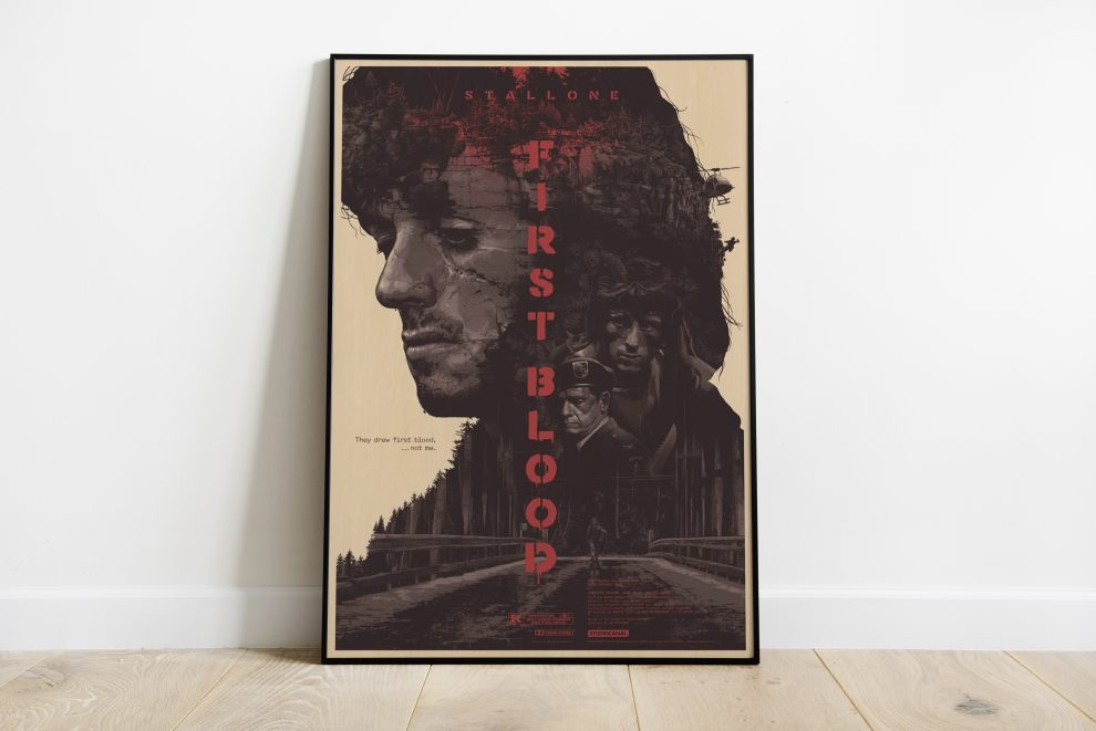 Rambo First Blood Stallone Poster | Swag Shirts