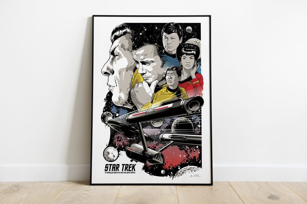 To Boldly Go By Budich Poster | Swag Shirts