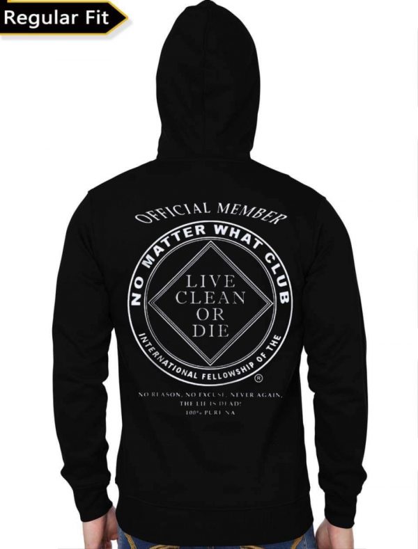 Narcotics Anonymous Zipper Hoodie | Swag Shirts