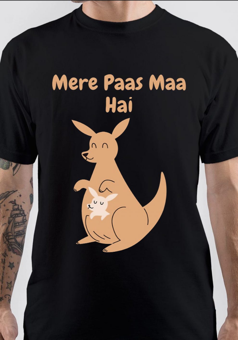 Mere Paas Maa Hai T-Shirt | Swag Shirts