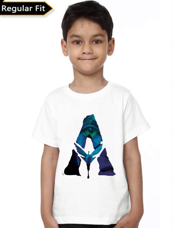 Avatar White Kids T-Shirt | Swag Shirts