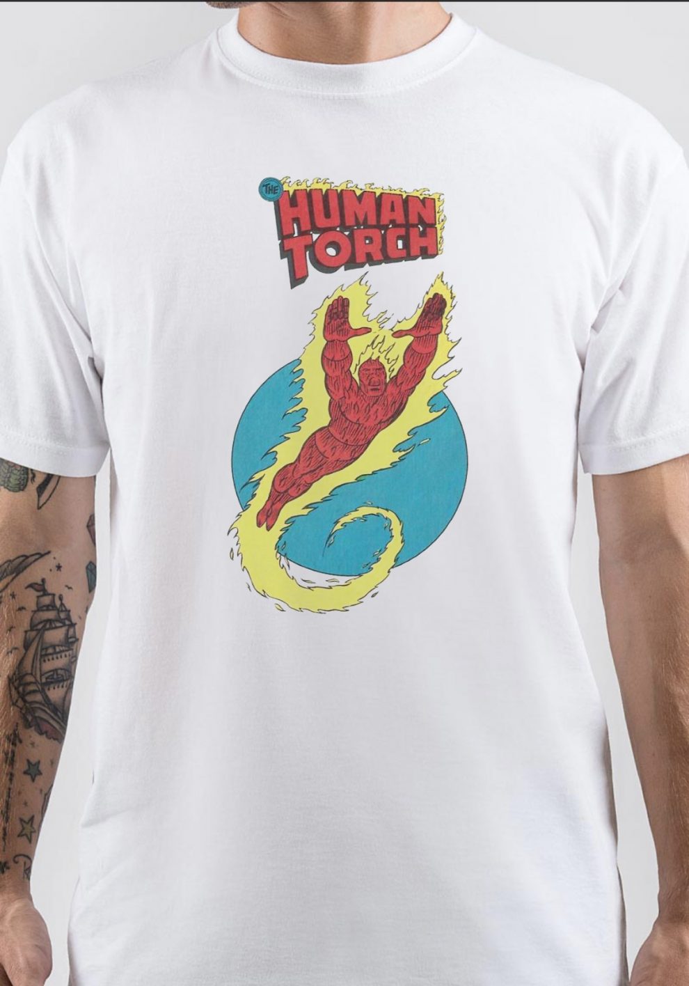 Human Torch T-Shirt | Swag Shirts