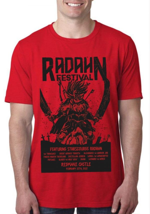 Radahn Festival Half Sleeve Red T-Shirt | Swag Shirts