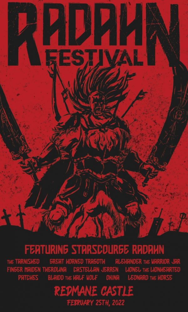 Radahn Festival Half Sleeve Red T-Shirt | Swag Shirts