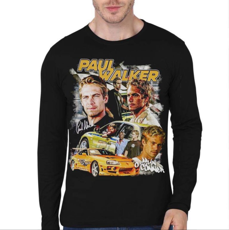 Paul Walker Full Sleeve T-Shirt | Swag Shirts