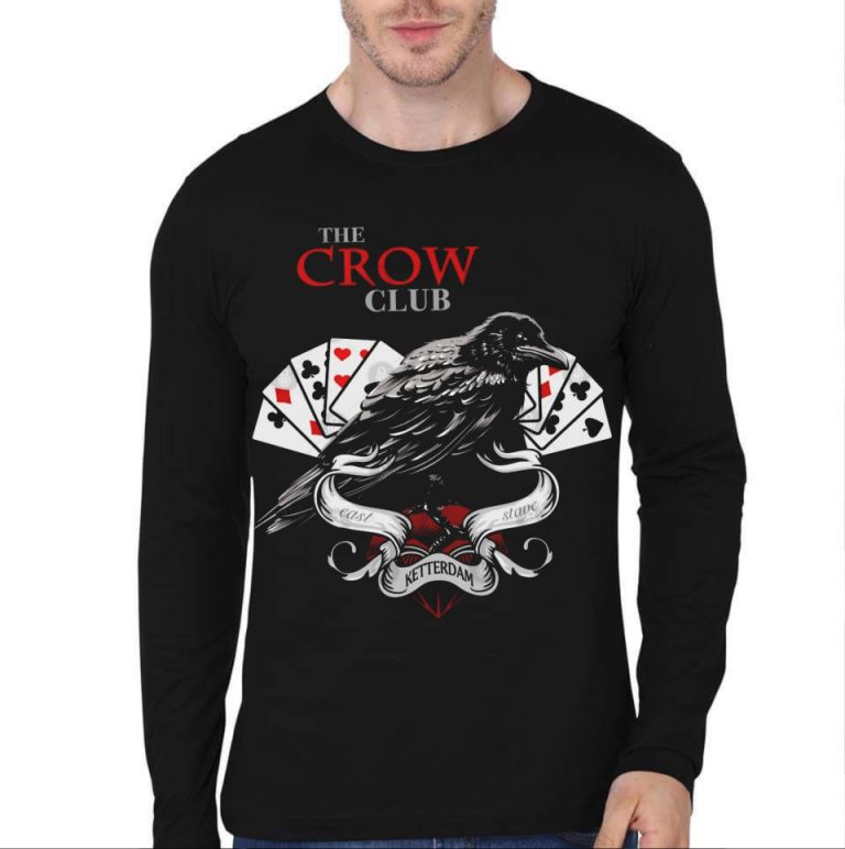The Crow Club Full Sleeve T-Shirt | Swag Shirts