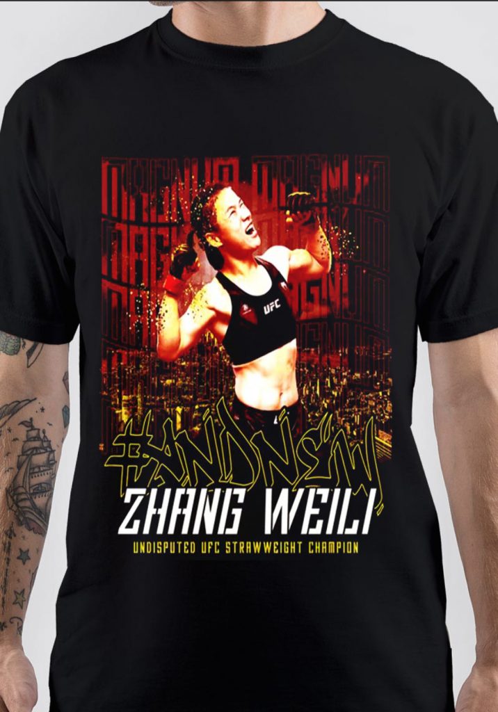 UFC ZHANG WEILI UFC 281 CHAMP T-SHIRT | Swag Shirts