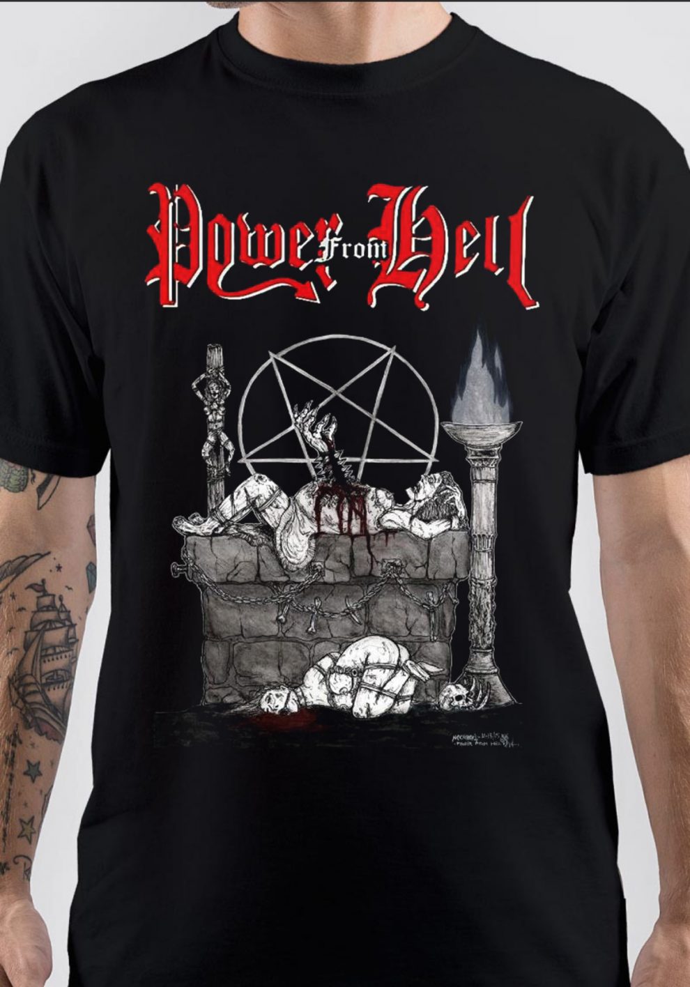 Power From Hell T-Shirt - Swag Shirts