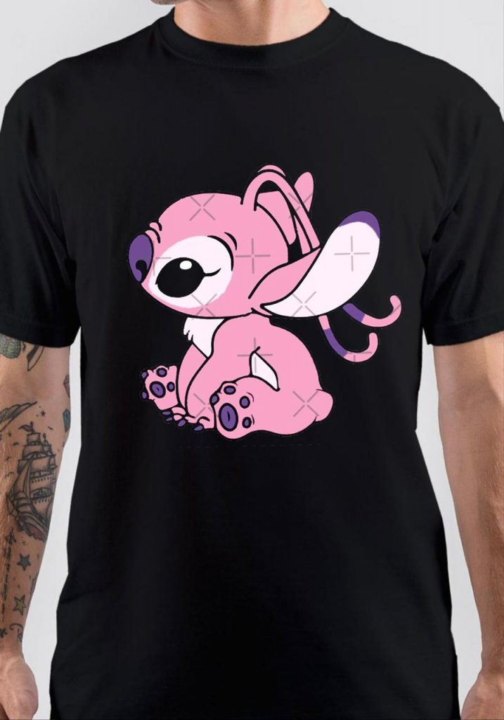 Stitch Black T-Shirt | Swag Shirts