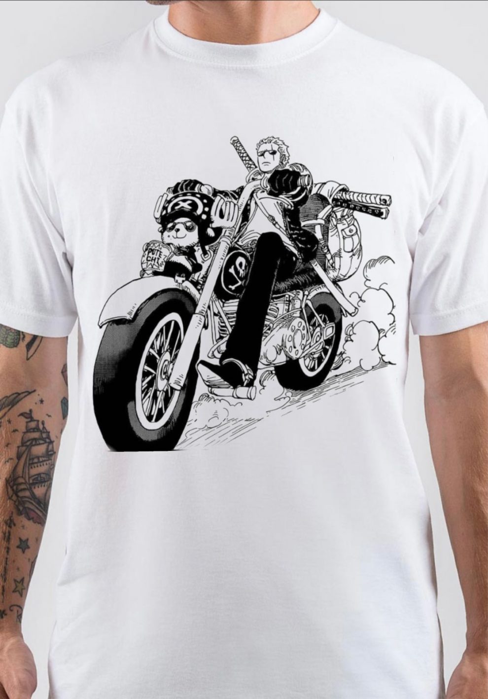 Zoro Chopper Motorcycle T-Shirt | Swag Shirts