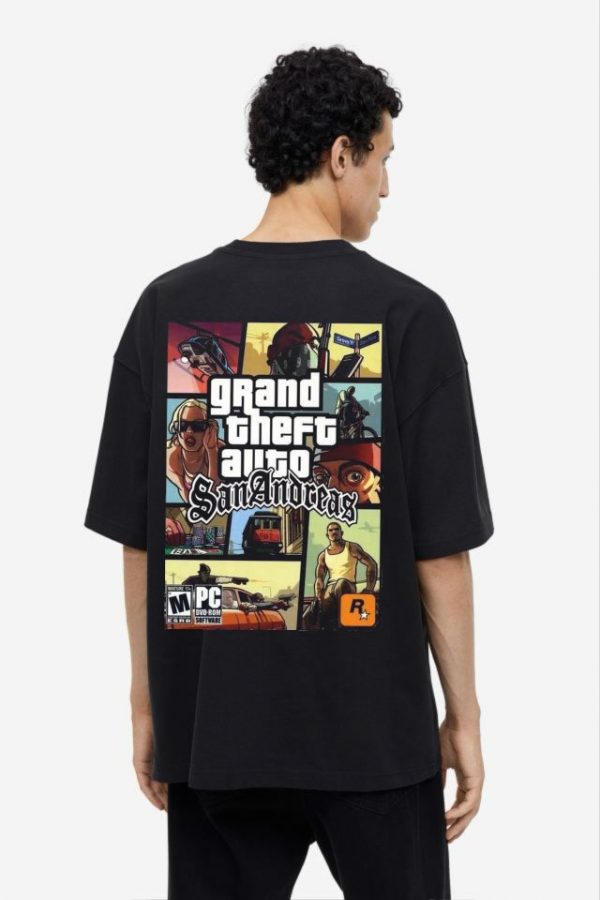 Grand Theft Auto Oversized T-Shirt | Swag Shirts