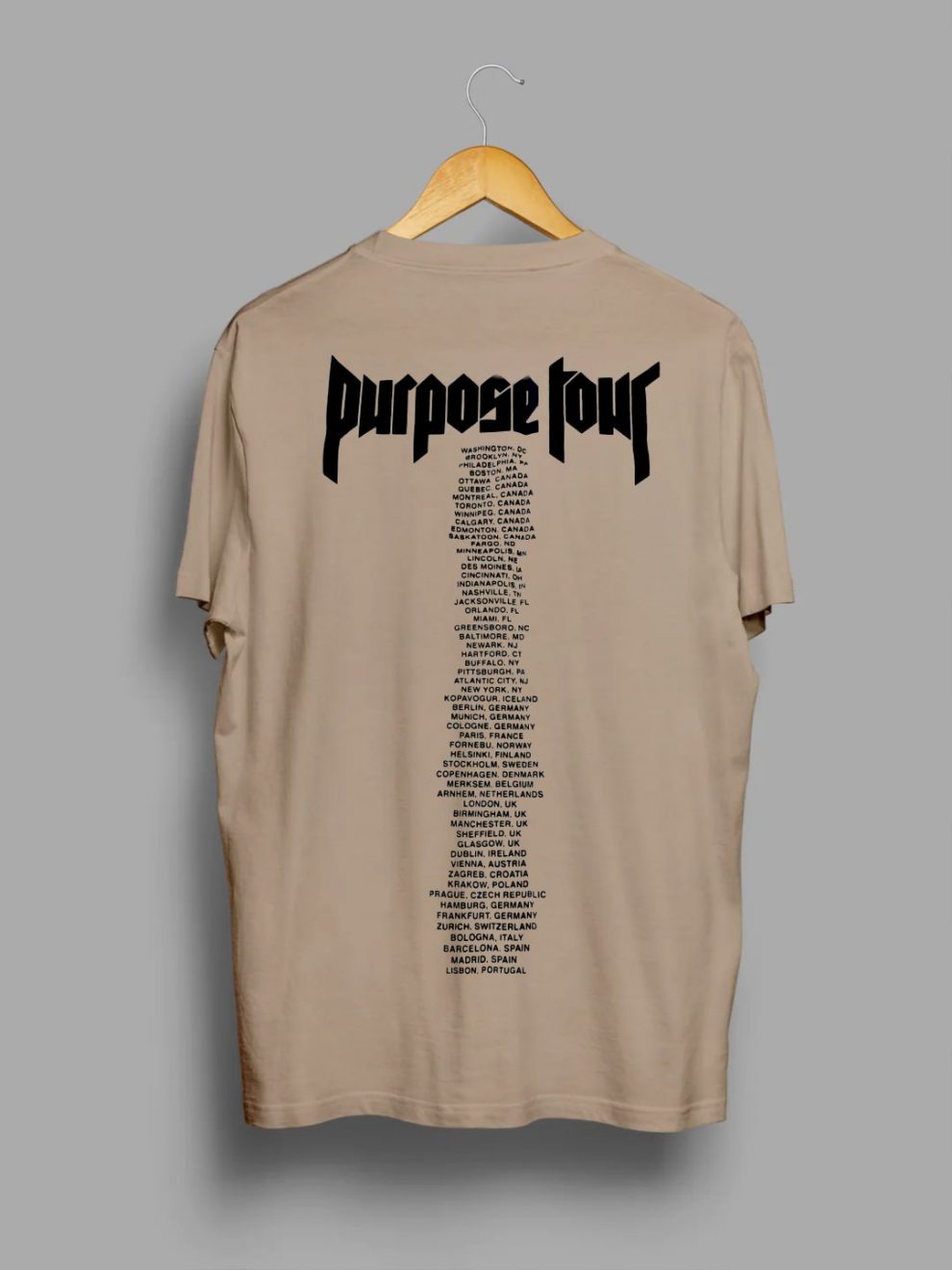 Purpose Tour T-Shirt | Swag Shirts