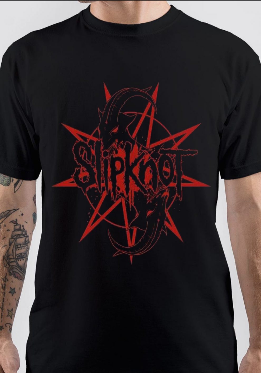 Slipknot Black T-Shirt | Swag Shirts