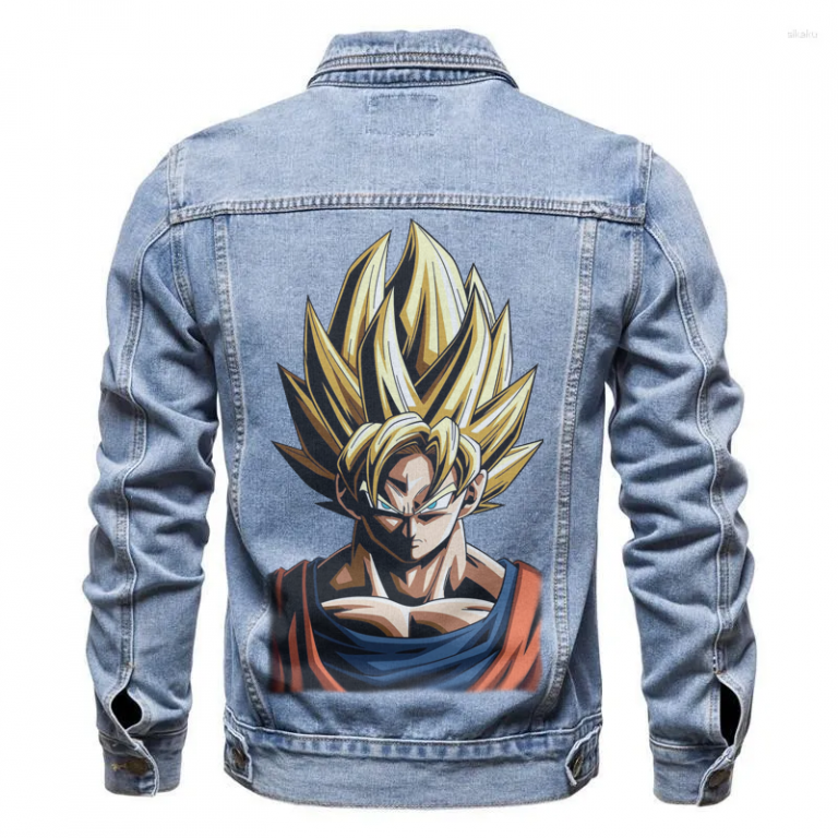 DBZ Goku Denim Jacket | Swag Shirts