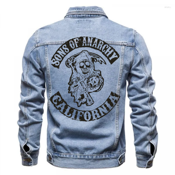 Sons Of Anarchy Light Blue Denim Jacket | Swag Shirts