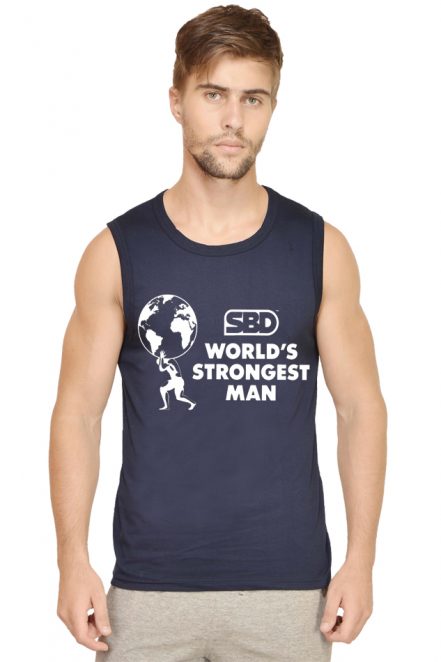 World’s Strongest Man Gym Vest | Swag Shirts
