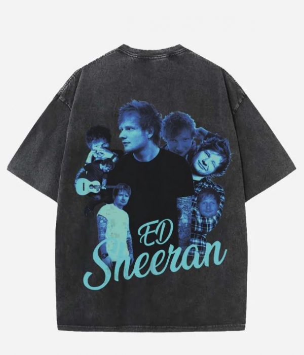 Ed Sheeran Acid Wash Oversized T-Shirt | Swag Shirts