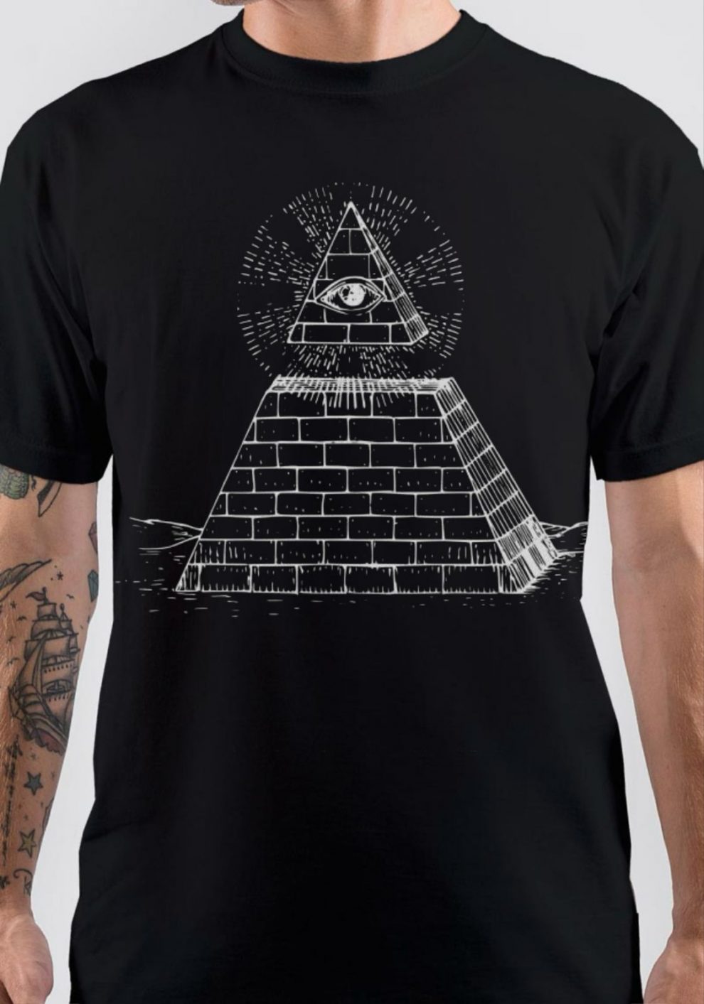 Illuminati Pyramid Vector T-Shirt | Swag Shirts