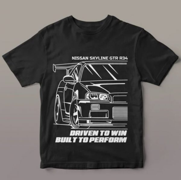 NISSAN SKYLINE GTR R34 T-SHIRT | Swag Shirts