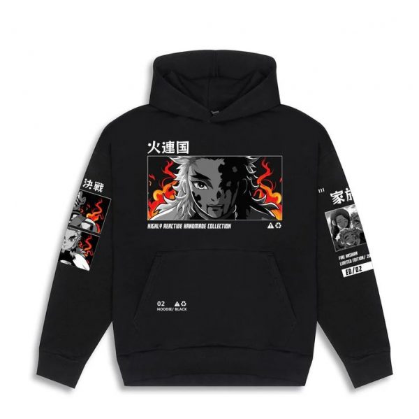 Fire Hashira Hoodie | Swag Shirts