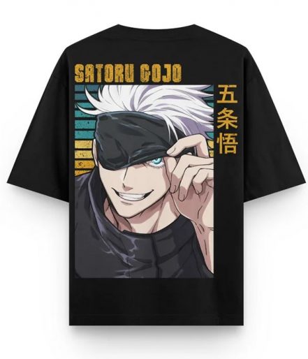 JJK X Gojo Satoru Oversized T-Shirt | Swag Shirts