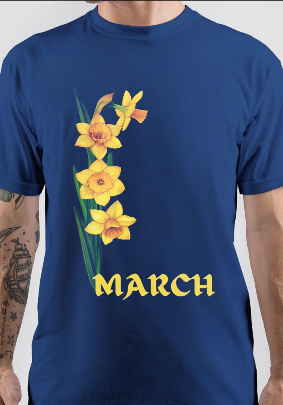March Month Flower Classic T-Shirt | Swag Shirts