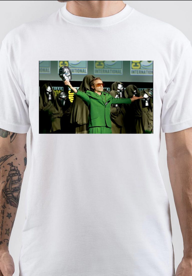 Doctor Doom Face Reveal T-Shirt | Swag Shirts