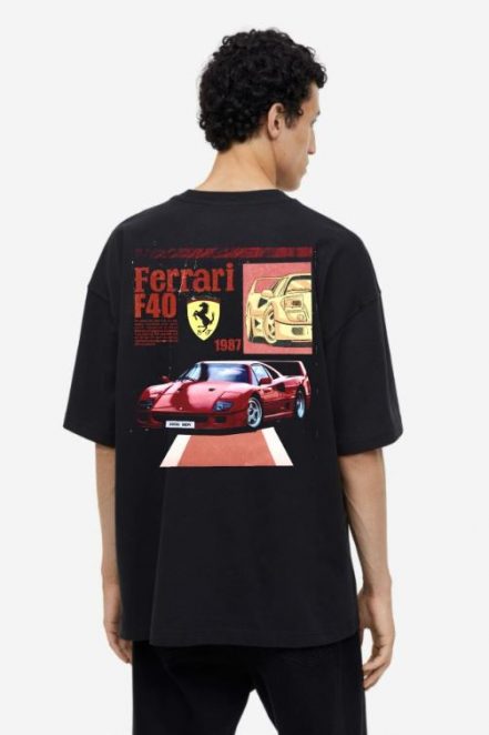 Ferrari F40 Oversized T-Shirt | Swag Shirts