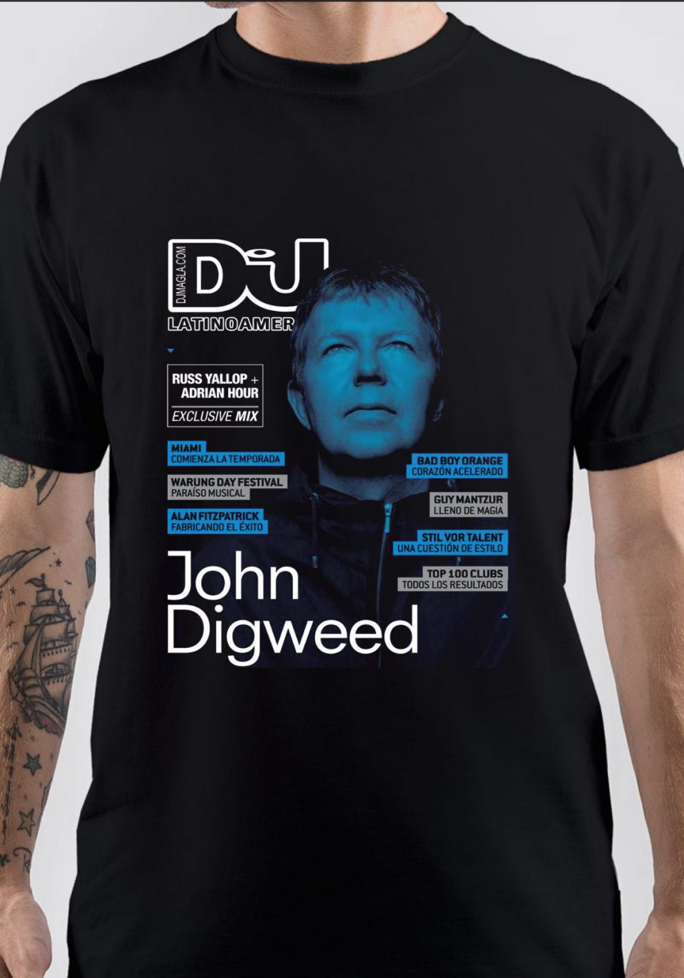 John Digweed T-Shirt | Swag Shirts