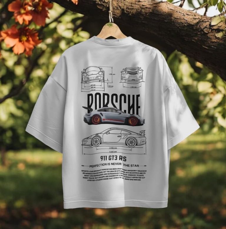 Porsche V2 X VBS Oversized T-Shirt | Swag Shirts