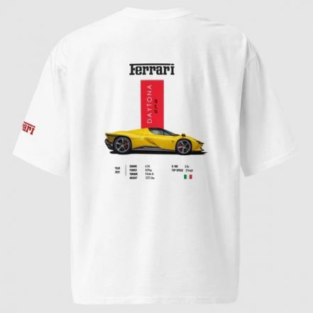Ferrari Daytona SP3 Oversized T-Shirt | Swag Shirts