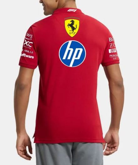 Lewis Hamilton Ferrari F1 2025 Polo T-Shirt | Swag Shirts