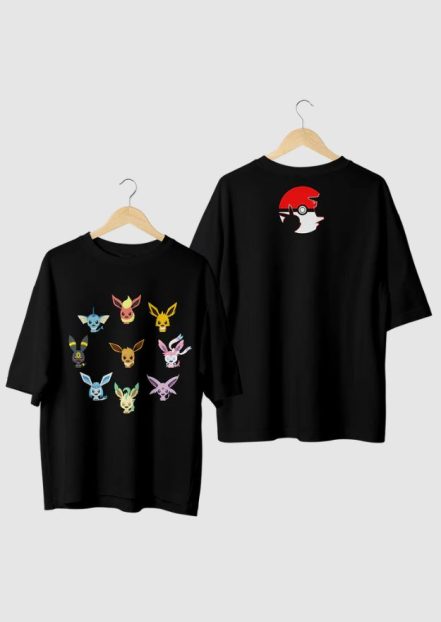Eevee Elegance Oversized T-Shirt | Swag Shirts