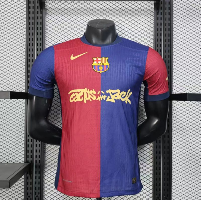 FC Barcelona X Travis Scott Football Jersey | Swag Shirts